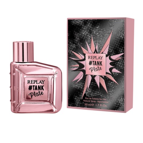 Replay #Tank Plate Eau De Toilette For her 50 ml | lyko.com