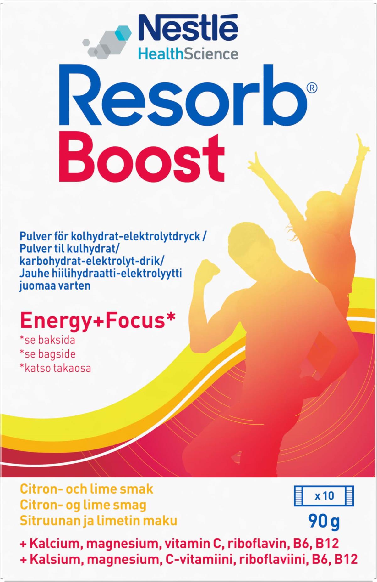 Resorb Boost Vätskeersättning med Kalcium, Magnesium, Vitamin C ...