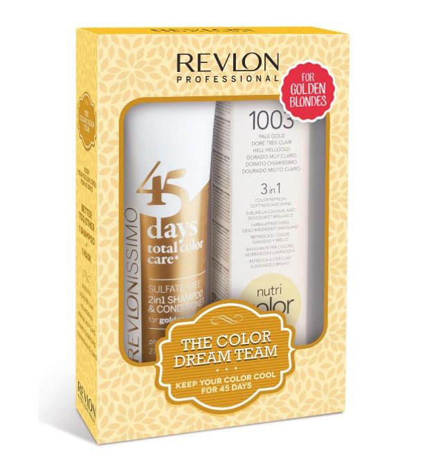 Revlon Professional Color Dream 45 Days Golden Blond + Nutri Color ...