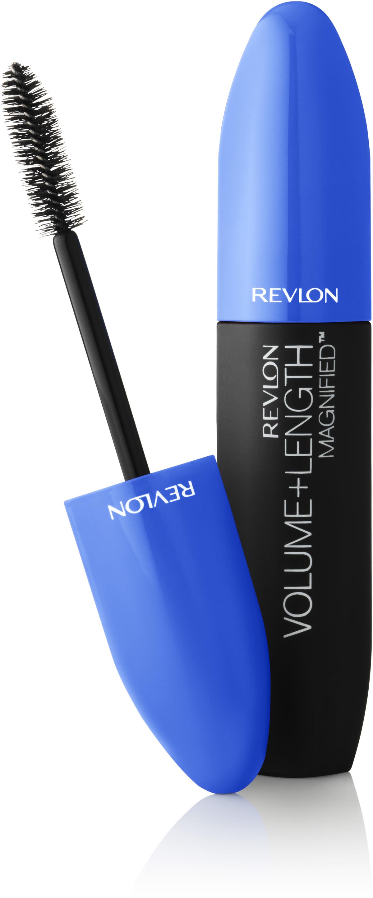 Revlon Cosmetics Mascara Volume & Length Waterproof Blackest Black ...