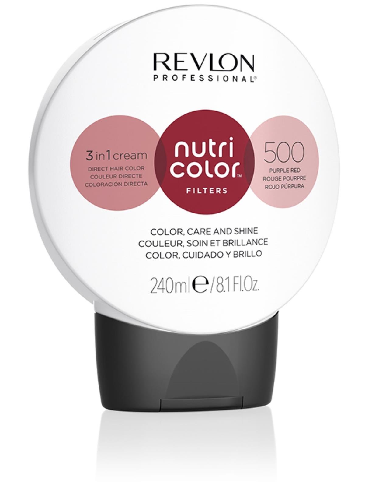Revlon Professional Nutri Color Filters 3-in-1 Cream 500 Purple Red ...