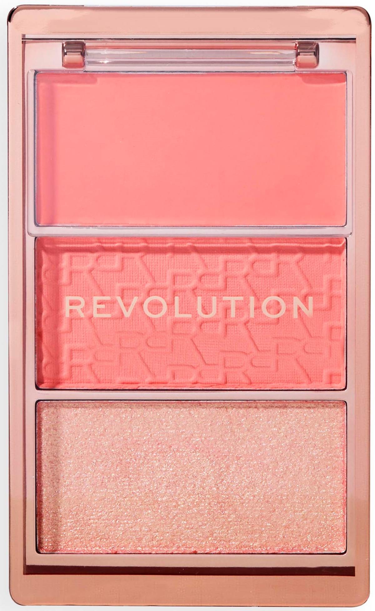 Revolution Beauty London Blush Icon Palette Authentic Peach | lyko.com