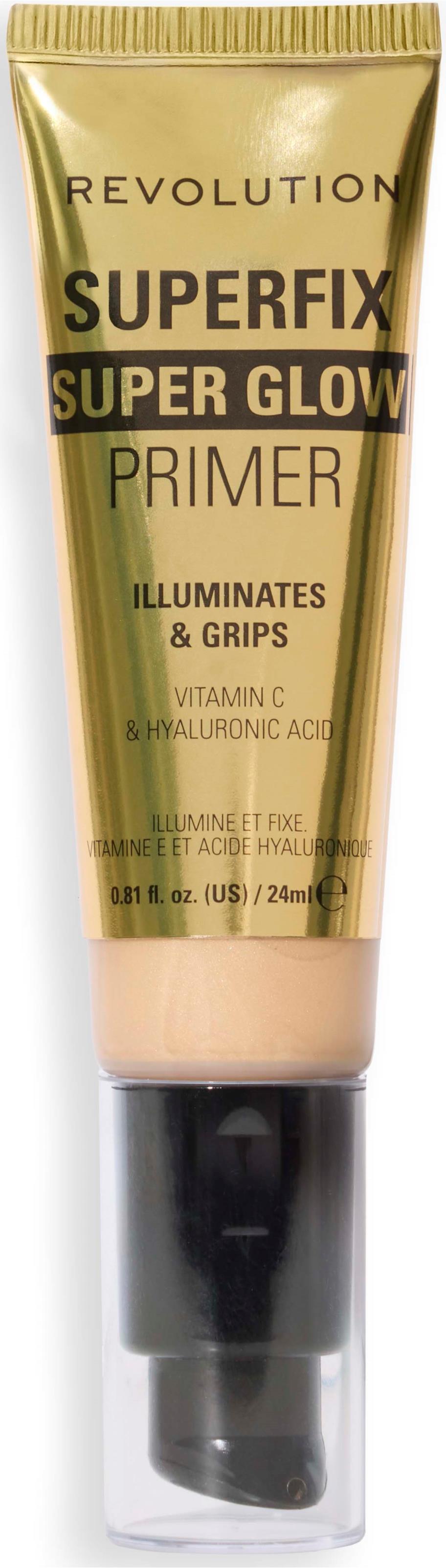 Revolution Beauty London Superfix Grip Superglow Primer Gold 24 ml ...