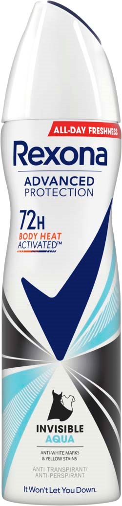Rexona 72h Advanced Protection Invisible Aqua spray 150 ml | lyko.com