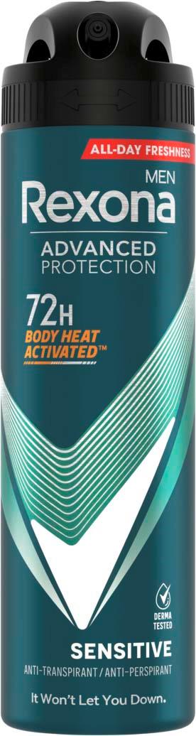 Rexona Men 72h Advanced Protection Sensitive Spray 150 ml | lyko.com