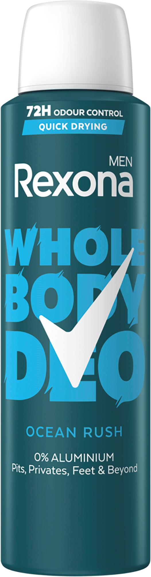 Rexona Men Whole Body Deo Ocean Rush Spray 150 ml | lyko.com