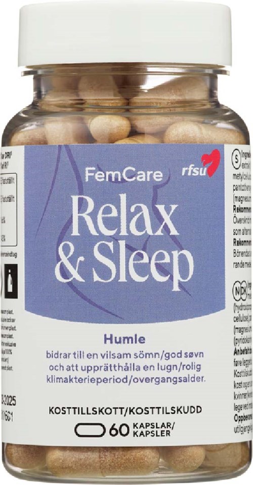 RFSU FemCare Relax & Sleep 60 pcs | lyko.com