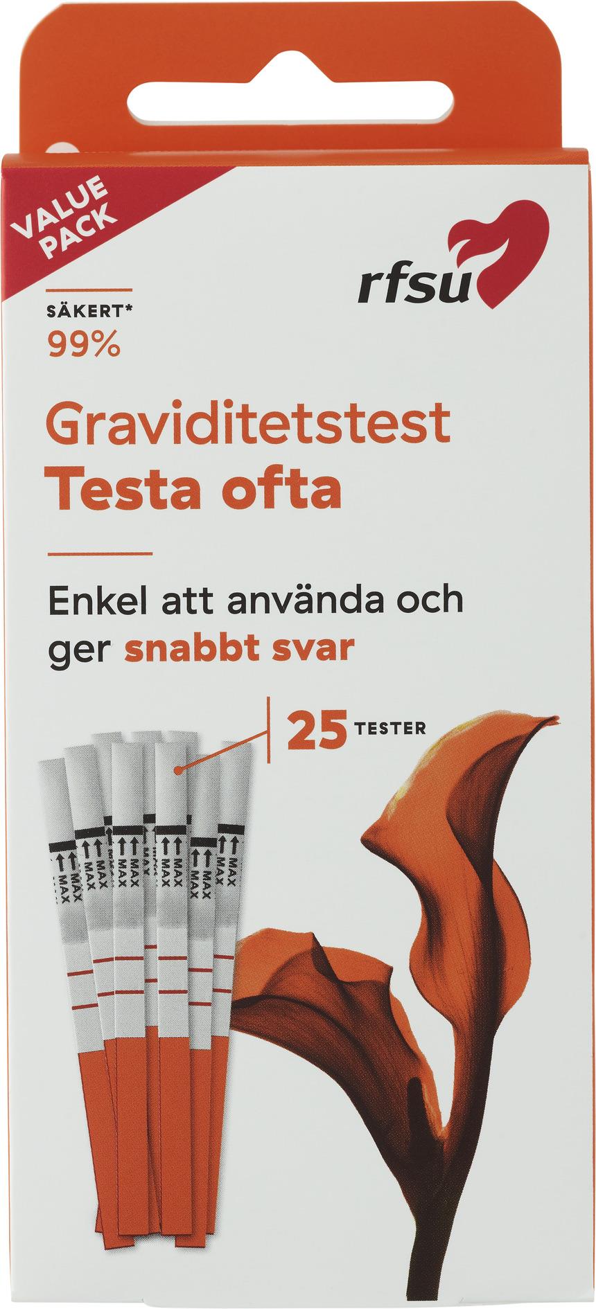 RFSU Graviditetstest 25 st | lyko.com