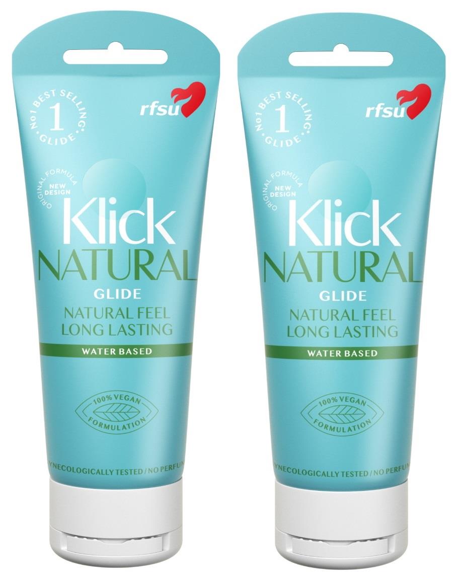 RFSU Klick Natural Glide 2-pack | lyko.com