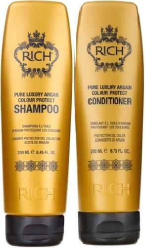 Rich Pure Luxury Argan Colour Protect Shampoo + Conditioner | lyko.com