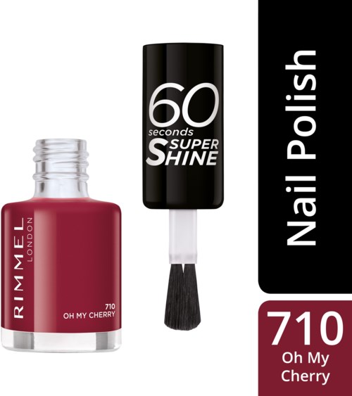 Rimmel 60 Seconds Super Shine Nail Polish 710 Oh My Cherry | lyko.com