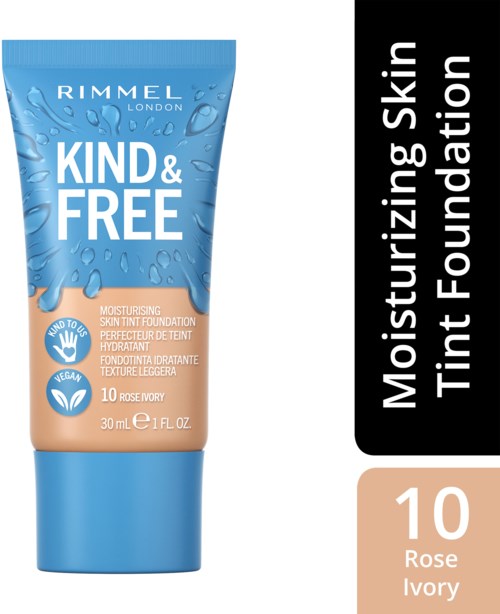 Rimmel Kind & Free Skin Tint Foundation Rose Ivory 010 | lyko.com