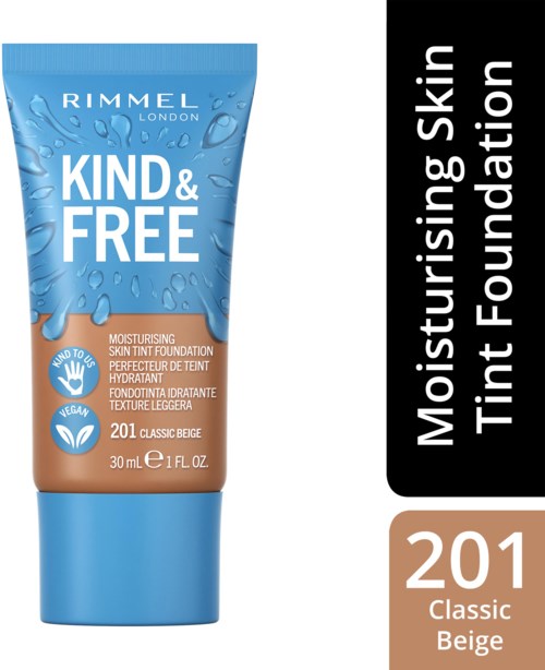 Rimmel Kind & Free Skin Tint Foundation Classic Beige 201 | lyko.com