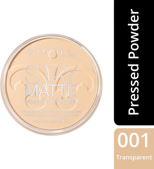 Rimmel Stay Matte Pressed Powder Transparent 001 | lyko.com