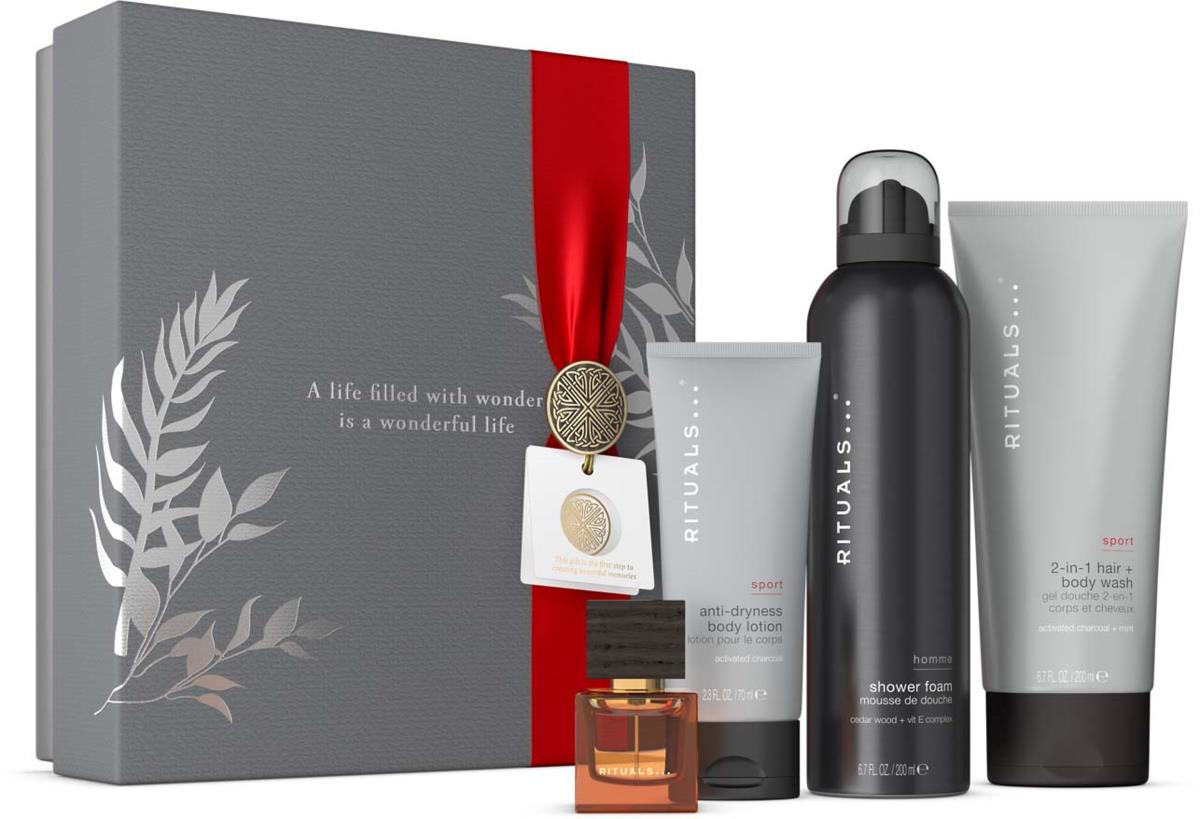 Rituals Homme Medium Gift Set - Träig - Cederträ & E-vitaminkomplex ...