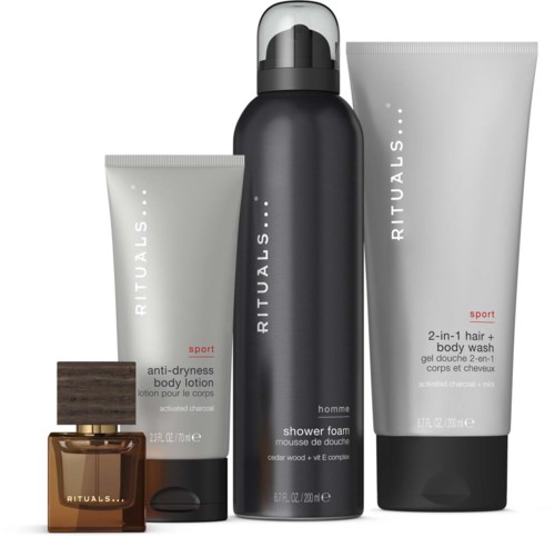 Rituals Homme Medium Gift Set - Treaktig - Cedertre og vitamin E ...