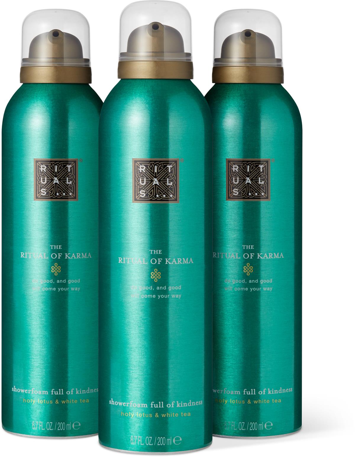 Rituals The Ritual of Karma Shower Foam Value Pack 3x200 ml | lyko.com