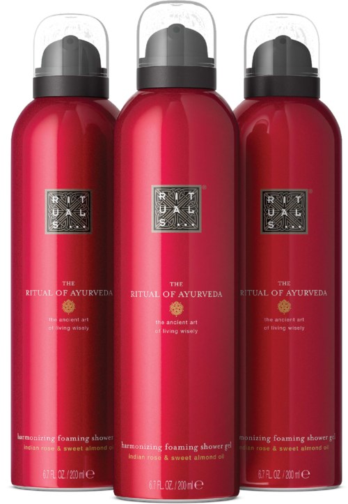 Rituals The Ritual of Ayurveda Foaming Shower Gel Trio | lyko.com
