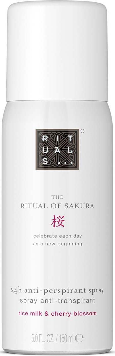 Rituals The Ritual of Sakura Anti-Perspirant Spray - Blommig - Körsbärsblomma & Rismjölk 150 ml ...