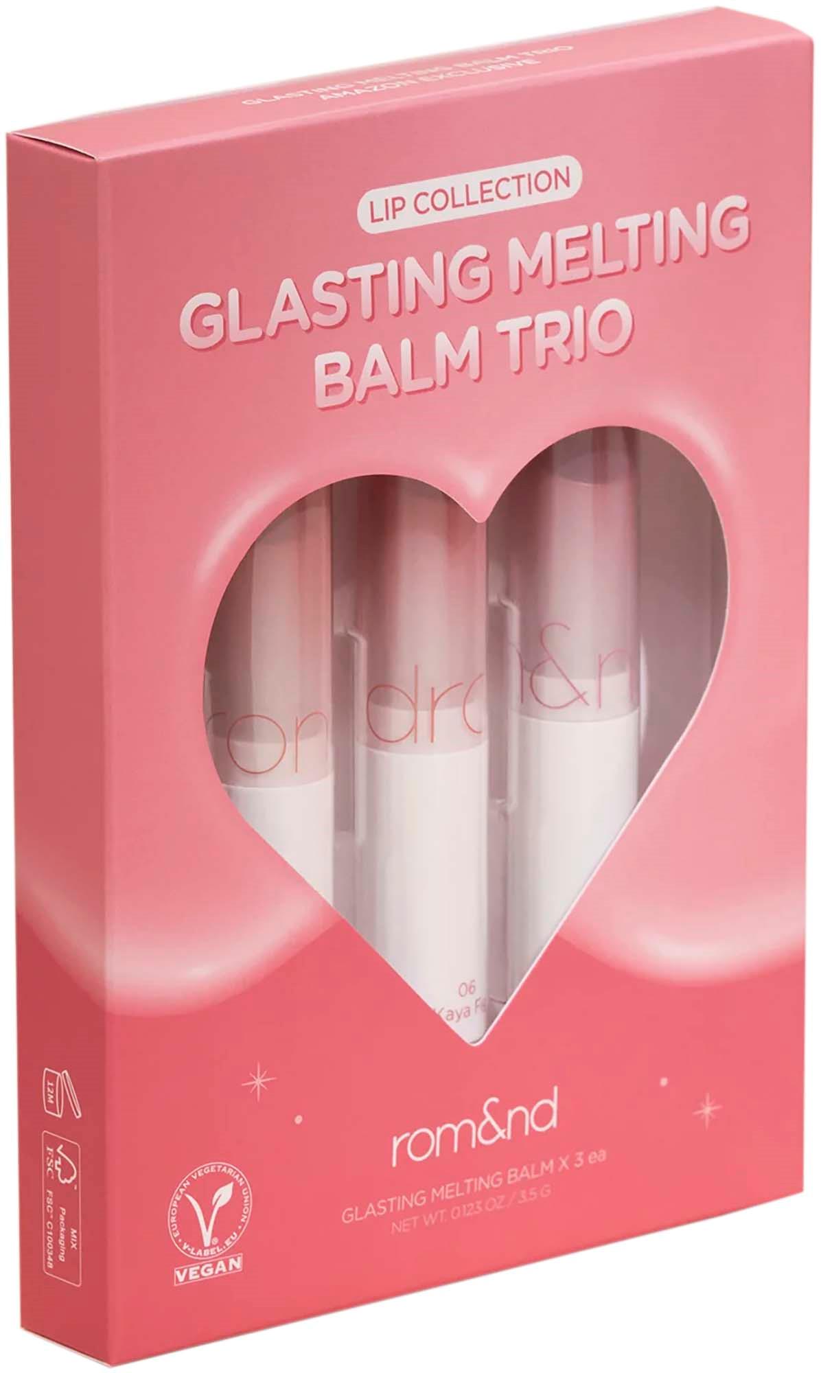rom&nd Glasting Melting Balm Trio | lyko.com