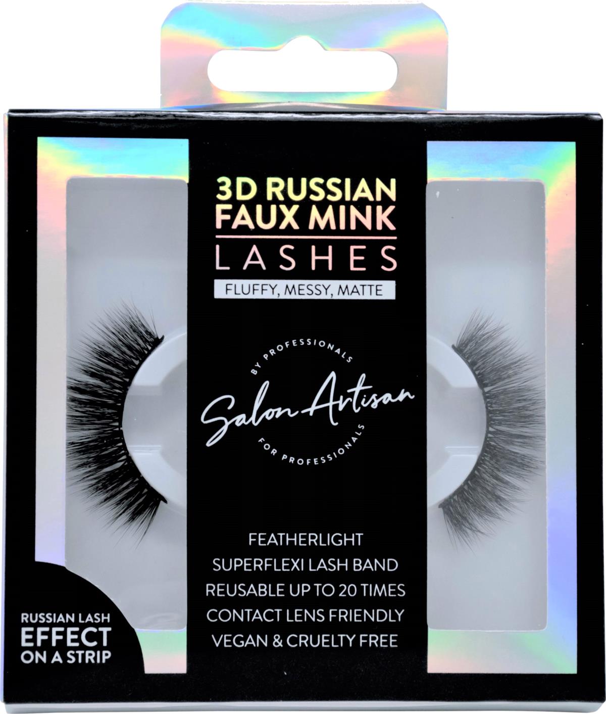Salon Artisan Russian Faux Mink Lash 3D Norah | lyko.com