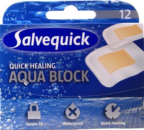 Salvequick Aqua Block Plaster 12 stk. | lyko.com