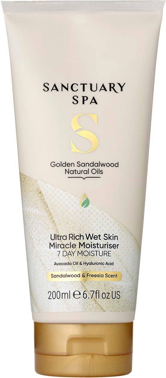 Sanctuary Spa Golden Sandalwood Natural Oils Wet Skin Miracle ...