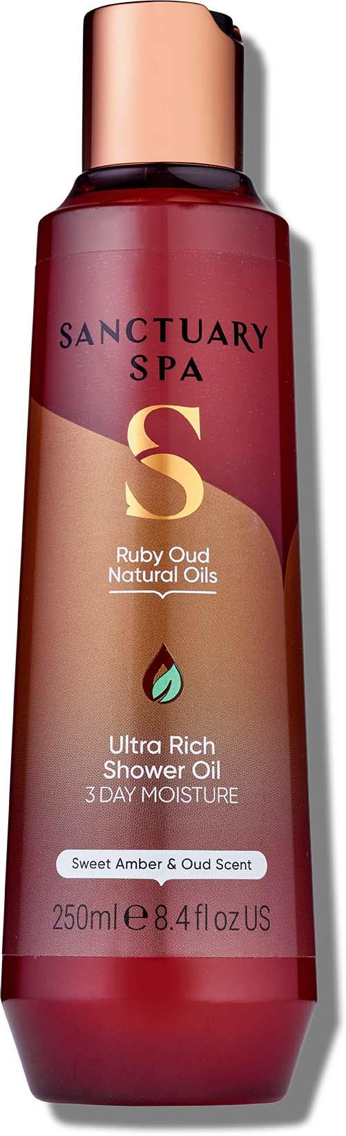 Sanctuary Spa Ruby Oud Natural Oils Ultra Rich Shower Oil 250 ml | lyko.com
