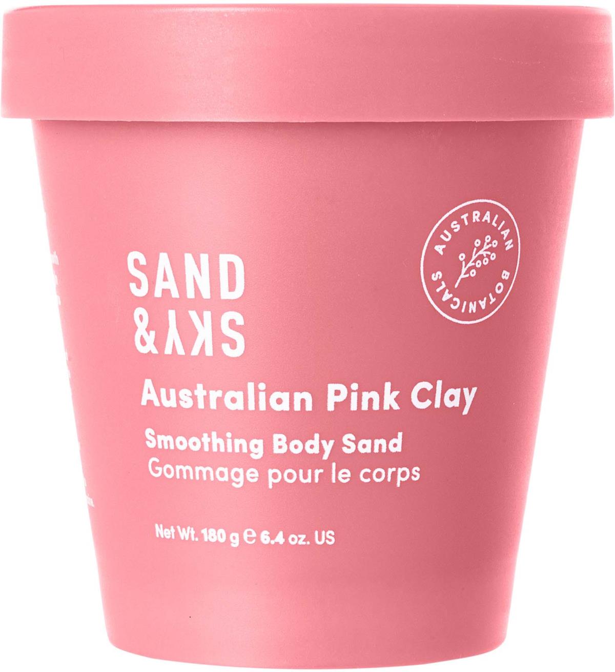 Sand And Sky Australian Pink Clay Smoothing Body Sand 180 G