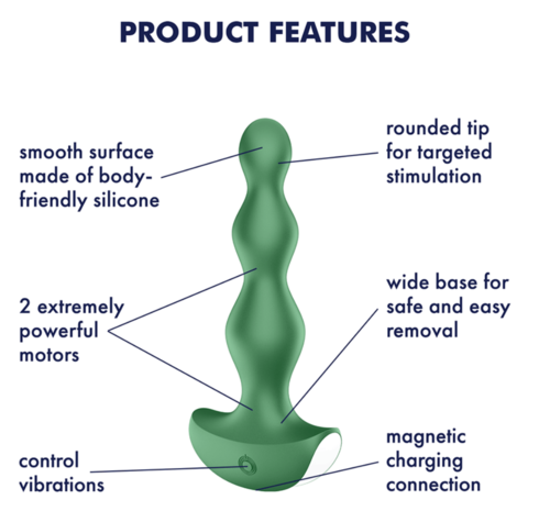 Satisfyer Lolli Plug 2 Green | lyko.com