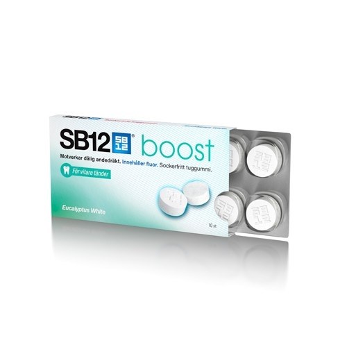 SB12 Boost Tuggummi Eucalyptus White 10st 10 ml | lyko.com