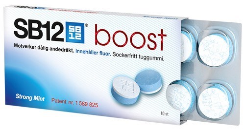 SB12 Boost Tuggummi Strong Mint 10st | lyko.com
