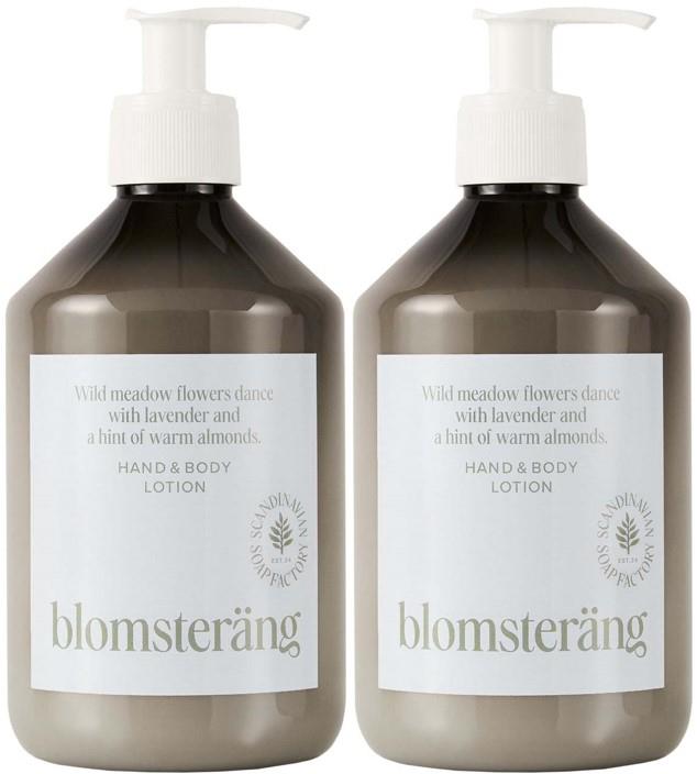 Scandinavian Soap Factory Blomsteräng Hand & Body Lotion 2 x 500 ml ...