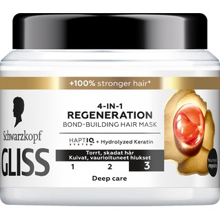 Schwarzkopf Gliss 4-In-1 Regeneration Bond-Building Hair Mask 400 ml ...
