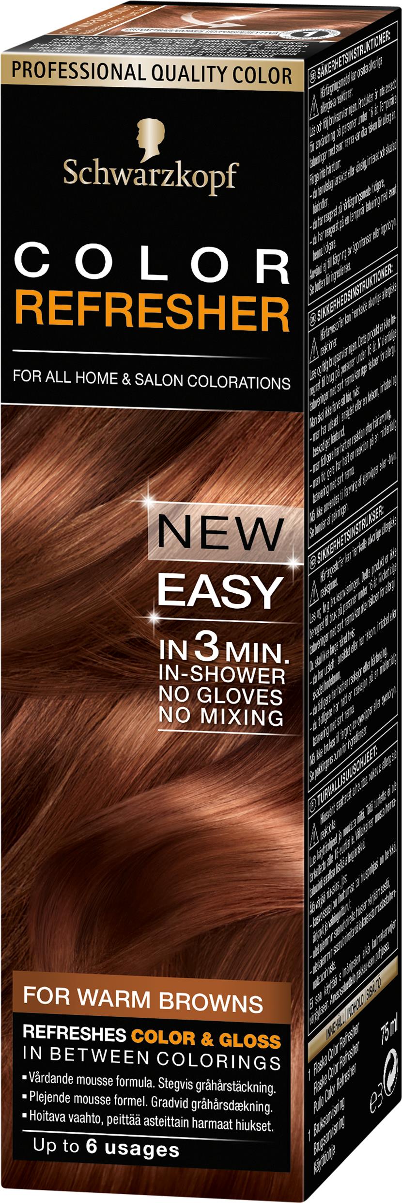 Schwarzkopf Color Refresher Mousse For Warm Browns 75 ml | lyko.com
