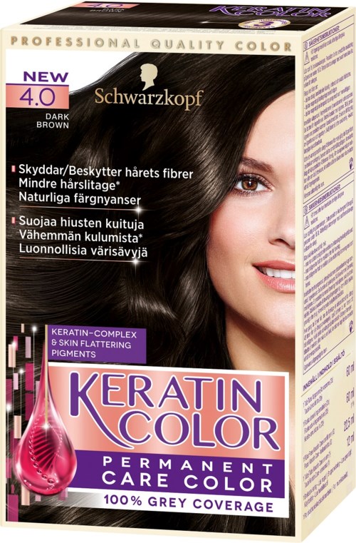 Schwarzkopf Keratin Color 4.0 Dark Brown | lyko.com