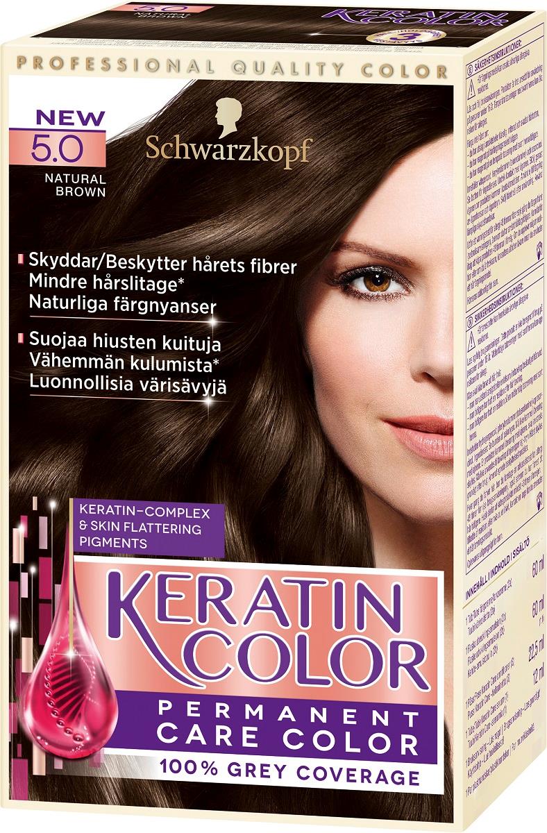Schwarzkopf Keratin Color 5.0 Natural Brown | lyko.com