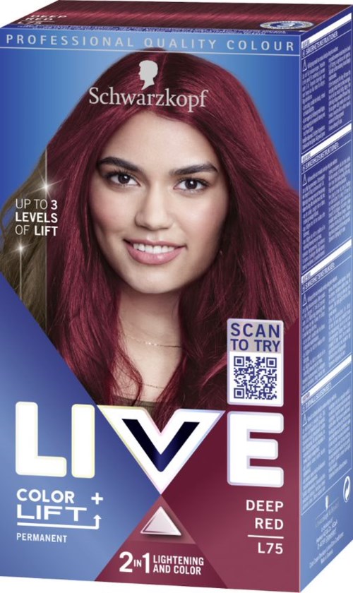 Schwarzkopf LIVE Intense Color L75 Deep Red | lyko.com