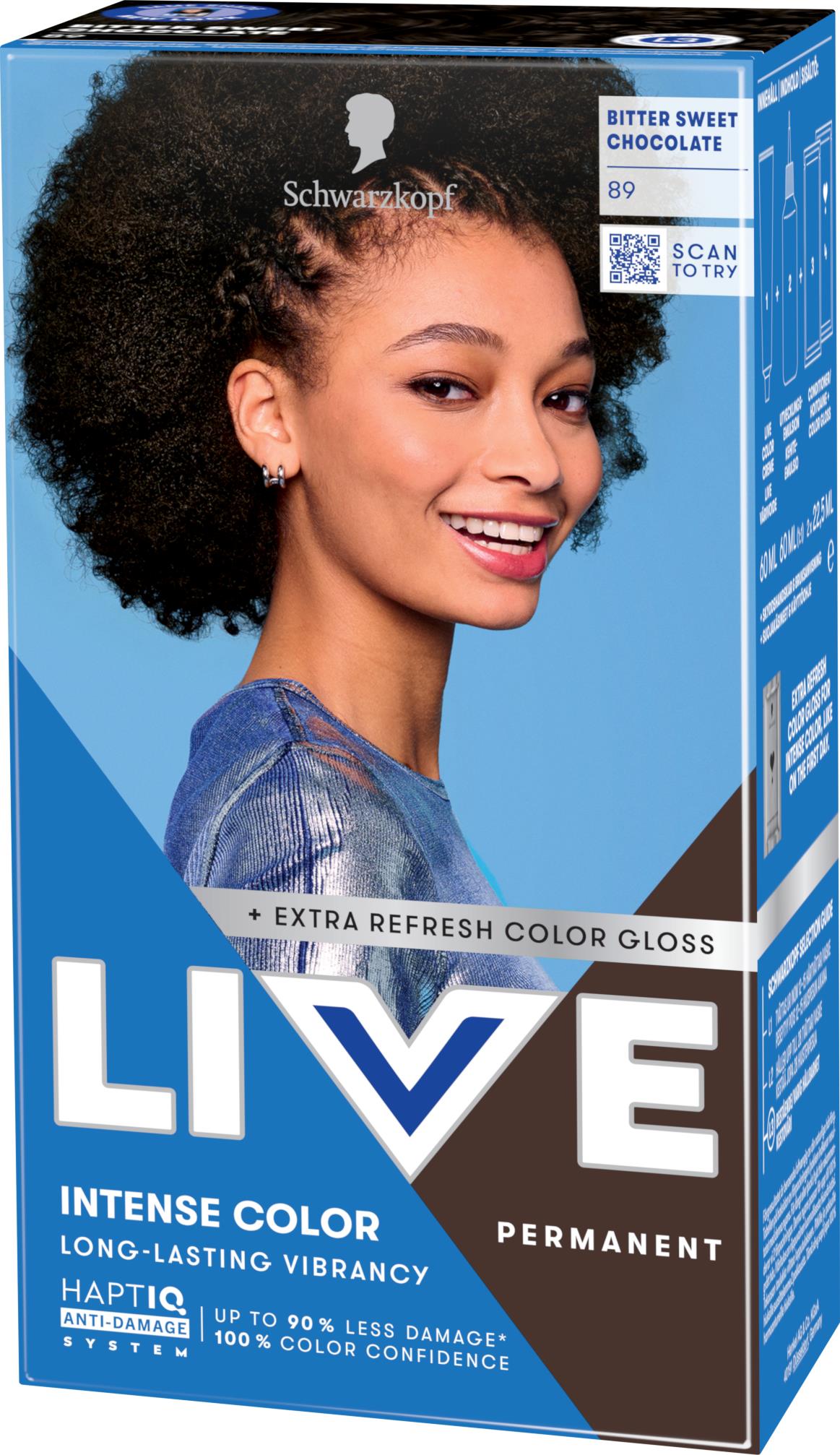 Schwarzkopf LIVE Intense Color 89 Bitter Sweet Chocolate | lyko.com