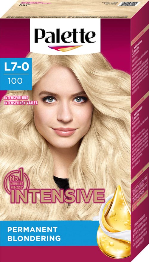 Schwarzkopf Palette Intensive Creme Coloration 7-0 Ultr Int Lightener ...