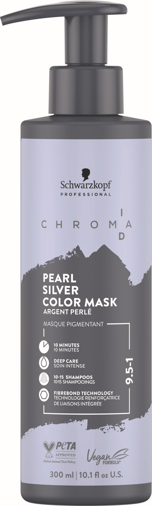 Schwarzkopf Professional ChromaID Bonding Color Mask Pearl Silver 9.5 ...