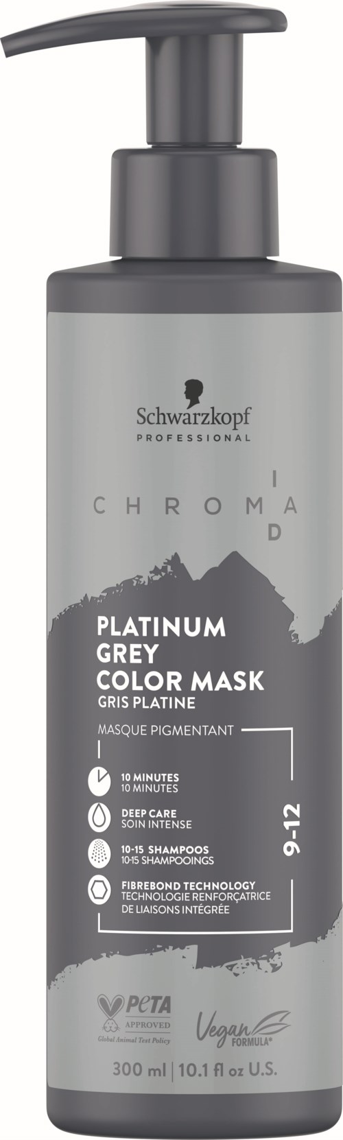 Schwarzkopf Professional ChromaID Bonding Color Mask Platinum Grey 9 ...