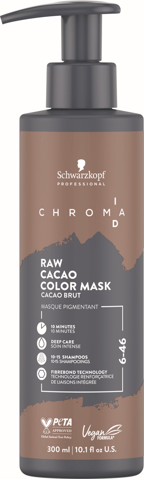 Schwarzkopf Professional ChromaID Bonding Color Mask Raw Cacao 6-46 ...
