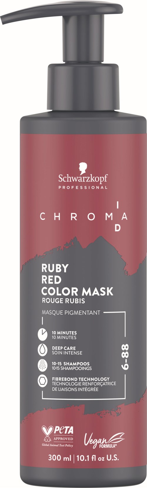 Schwarzkopf Professional ChromaID Bonding Color Mask Ruby Red 6-88 ...