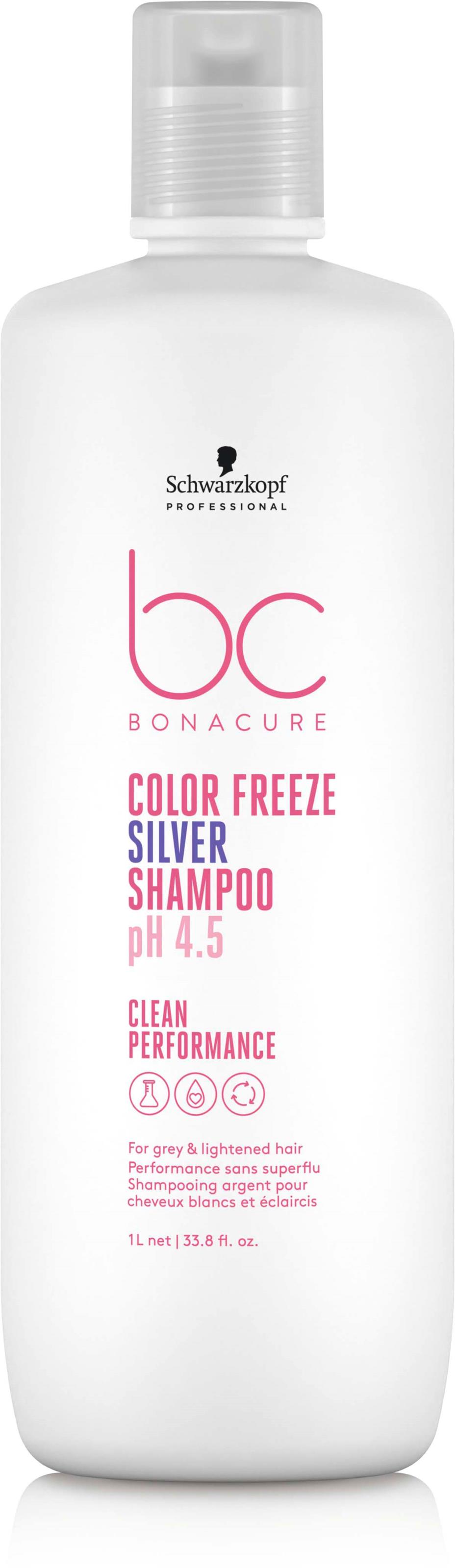 Schwarzkopf Professional BC Bonacure Color Freeze Silver Shampoo pH 4,5 ...
