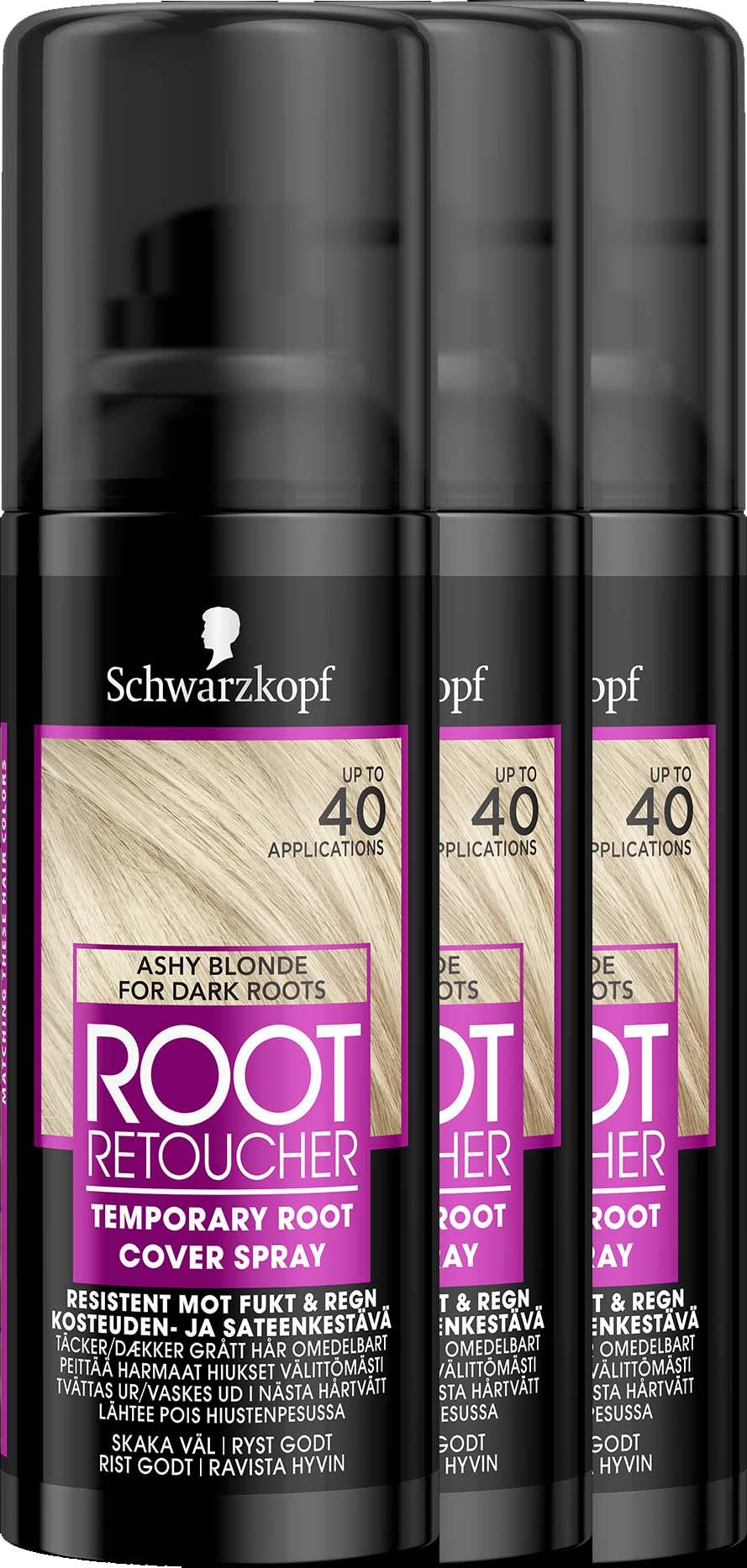 Schwarzkopf Root Retoucher Ashy Blonde for Dark Roots 3-pack | lyko.com