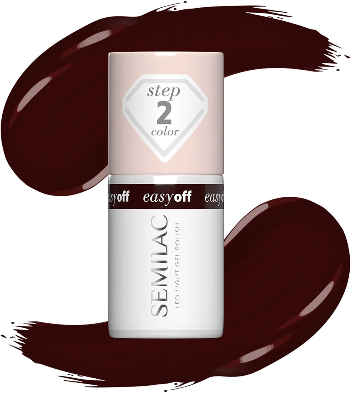 SEMILAC Easy Off LED Light Gel Polish Marrom Choco | lyko.com