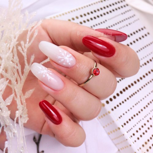 SEMILAC UV Gel Polish 027 Intense Red | lyko.com