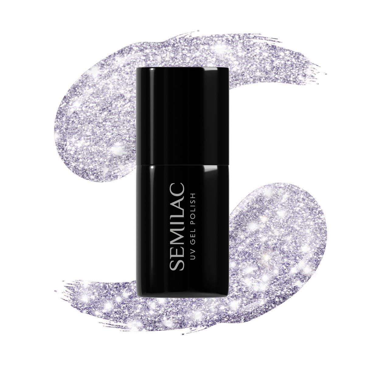 SEMILAC UV Gel Polish 461 Hollywood Silver | lyko.com