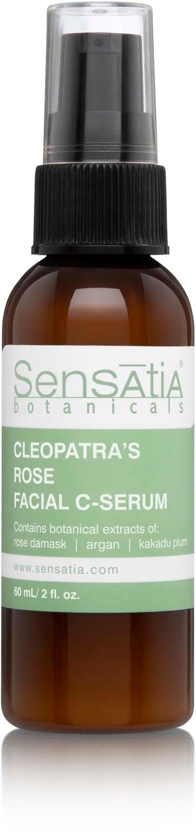 Sensatia Botanicals Cleopatra’s Rose Facial C-Serum Moisturizer 60 ml ...